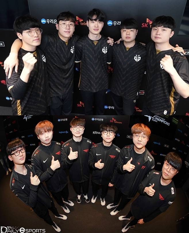 롤챔스 결승 젠지 T1 베스트 라인업으로 맞대결