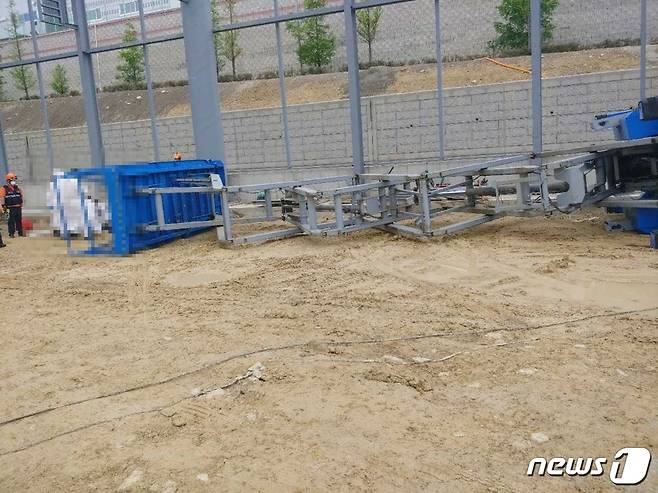 건물 신축 공사장서 철골 조립 50대 추락 숨져