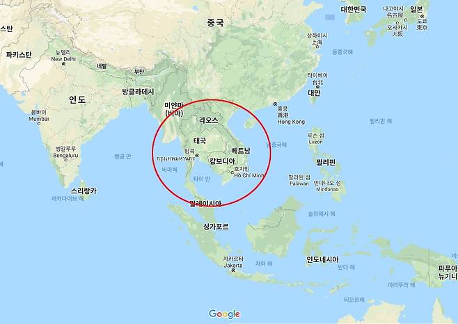 인도차이나반도는 코로나 예외4개국 한 달 이상 지역감염 0