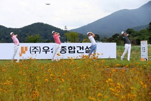 다이내믹한 명승부 예고한 이재경·왕정훈·이수민·문경준 [KPGA 우성종합건설 아라미르CC 부산경남오픈]