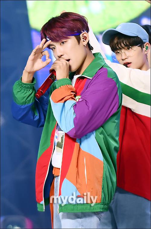 [MD포토] AB6IX 박우진, '모두다 오케이'