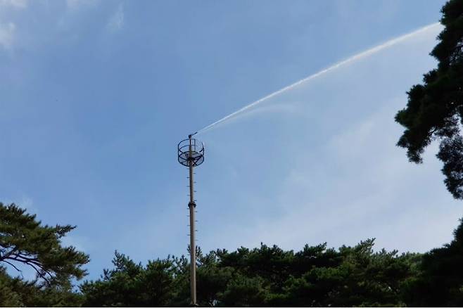 충남도 산림자원연구소 안면도 자연휴양림에 산불소화시설 설치