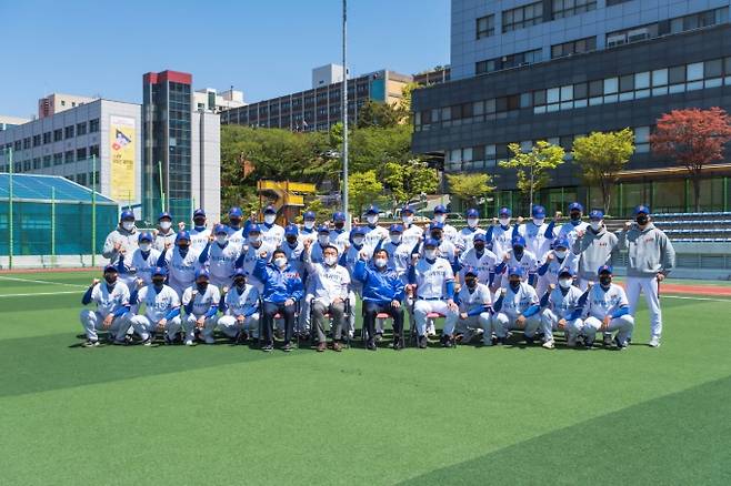 동의과학대 야구부, '2021 KUSF 대학야구 U-리그' 승리