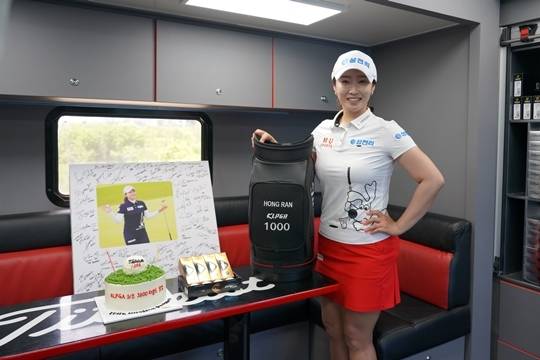 '롱런의 아이콘' 홍란, KLPGA 최초 1000라운드 출전 기록