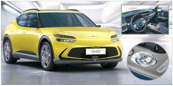 "미래에 탑승한 기분" 크리스탈스피어 장착 제네시스 GV60 베일 벗었다