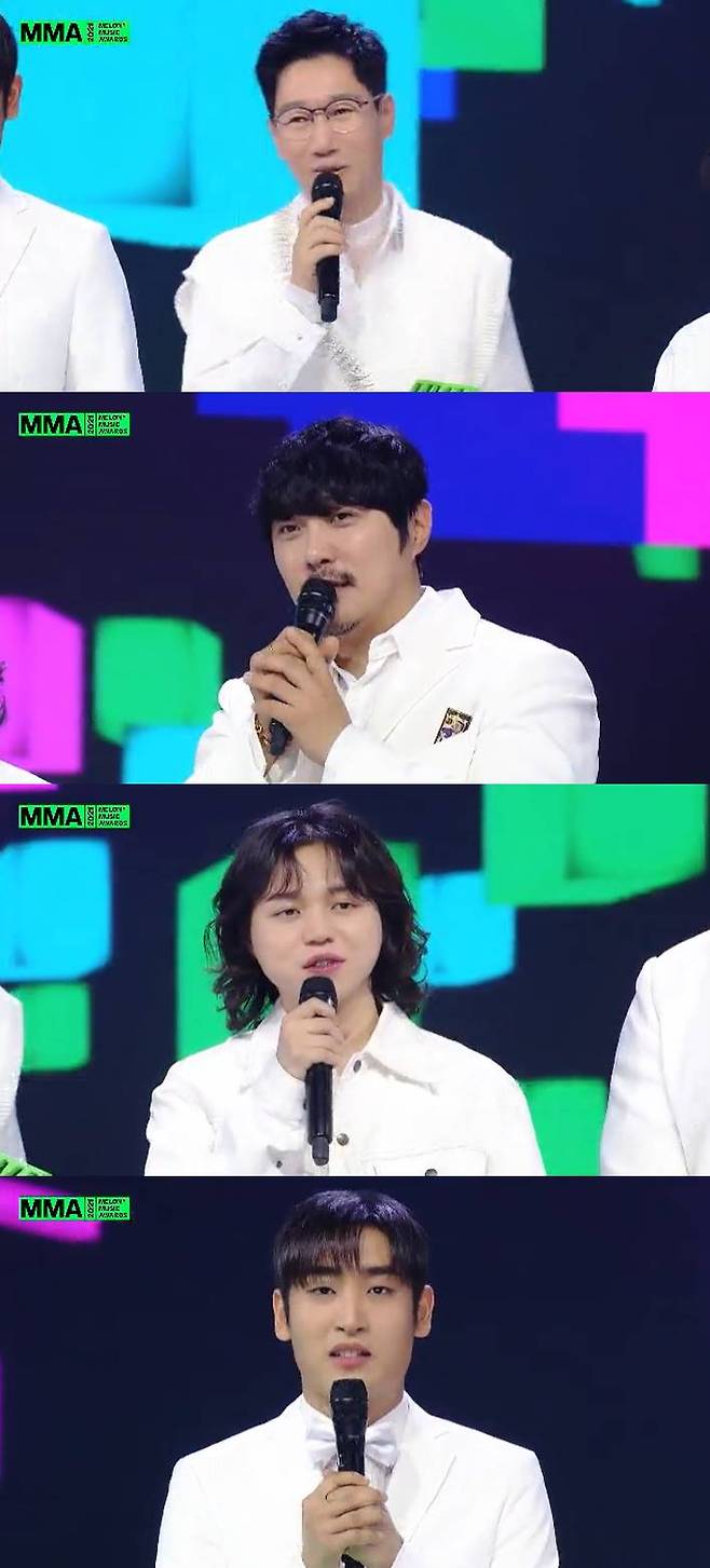 'MMA2021' M.O.M, 프로젝트 뮤직상 수상 "유재석·김태호 감사"