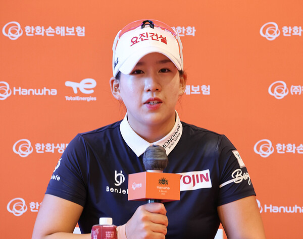 첫 우승 기대 홍지원 오늘도 롤모델 김연아 선수 영상을 봤어요 Klpga 메이저 한화클래식