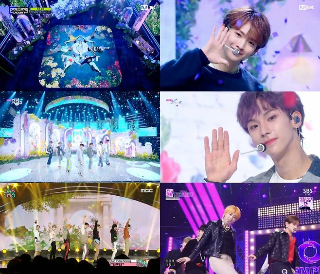 템페스트, 컴백 첫 주부터 뜨겁다..'SHINING UP' 음원차트 줄세우기