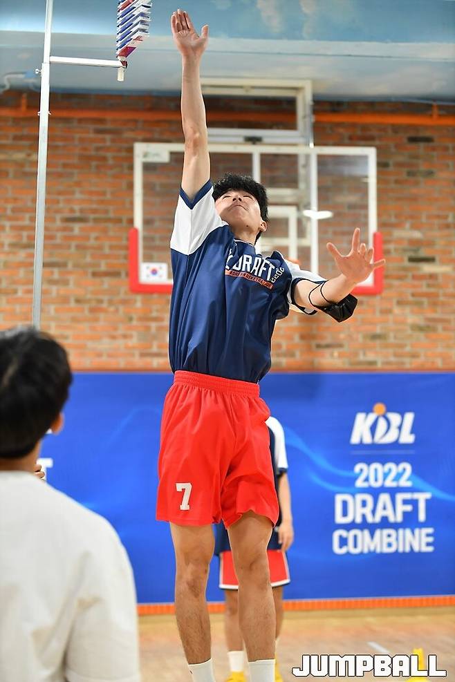 [JB포토] 2022 KBL 신인선수 드래프트 컴바인, 고려대 김태완