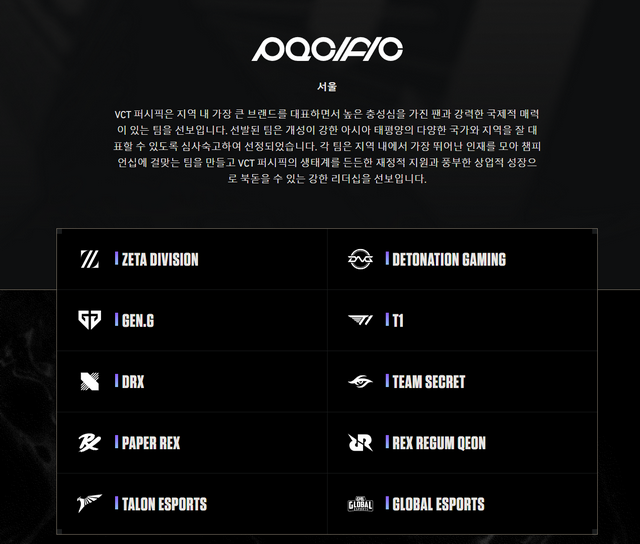 발로란트 T1 Drx 젠지 포함 국제 리그 참가 30팀 발표