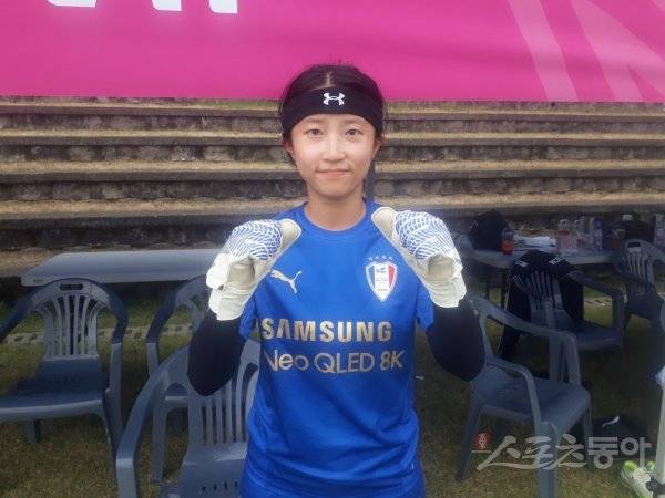 한의대생 골키퍼 수원 삼성 이진경교통사고도 막지 못한 축구사랑
