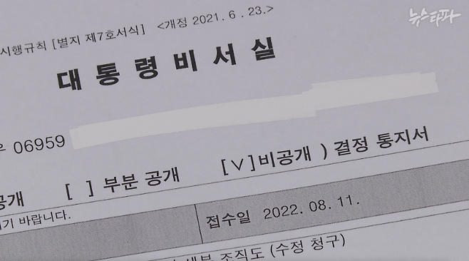 뉴스타파 X 참여연대 대통령실 직원 명단 공개 소송 돌입