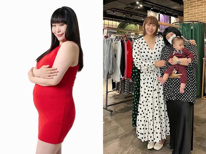 배 볼록 나와 다섯째 임신 아니냐는 연예인 키노라이츠