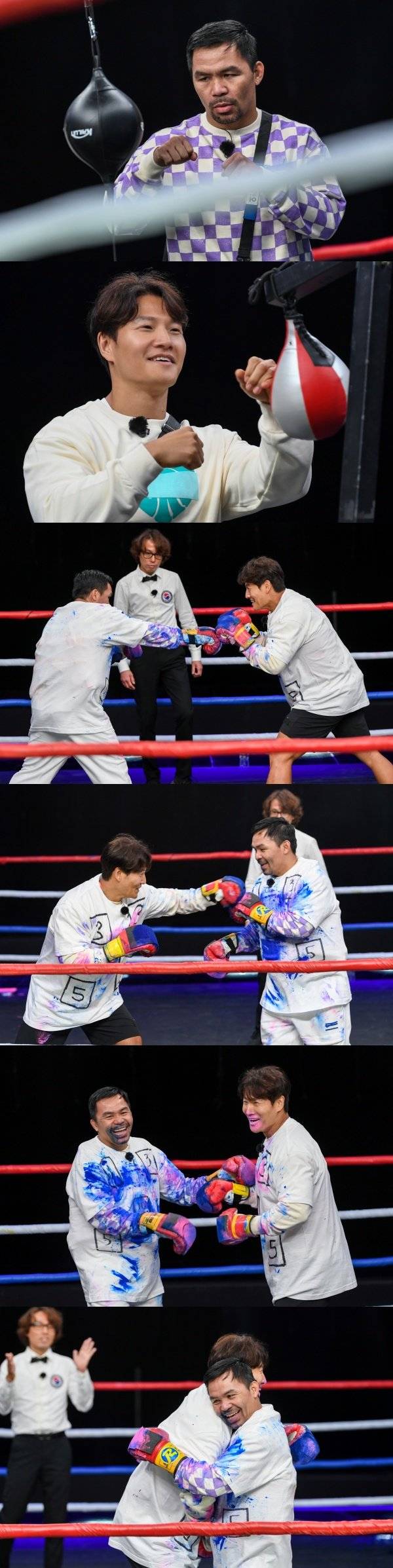 Manny Pacquiao hits Kim Jong-kook in the face..."I see you're right ...