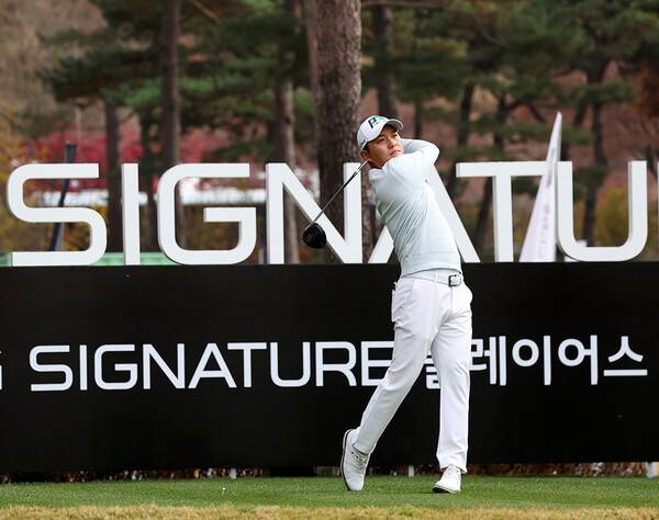 '대상 경쟁' 김영수, 3R서 단독 2위…함정우·김비오 5위, 서요섭 34위 [KPGA LG시그니처]