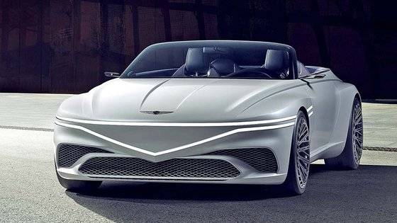 제네시스 컨버터블 전기 콘셉트카 엑스 컨버터블 최초 공개