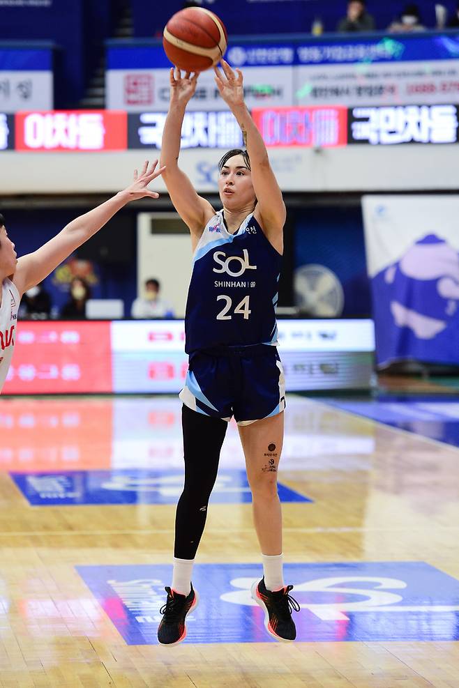 신한은행 김소니아 데뷔 첫 라운드 Mvp 수상