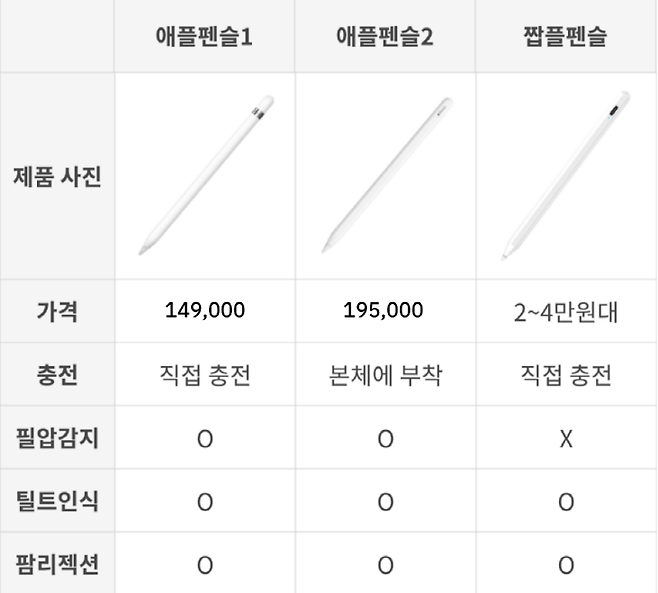 애플펜슬 Vs 짭플펜슬 대체 왜 고민하세요 노써치