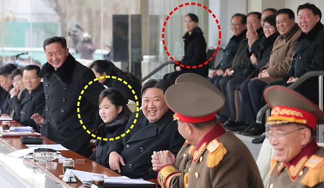 또 北 김정은 옆자리 앉은 딸 주애 중앙석 차지고모 김여정은 구석신세