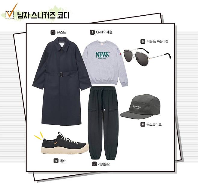 연예인들은 이렇게 신더라 남자 스니커즈 코디 모음 트렌드를알려주는남자