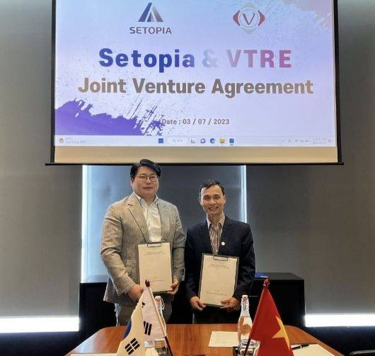 세토피아, 베트남 기업 ‘VTRE’와 국내 합작법인 설립 계약