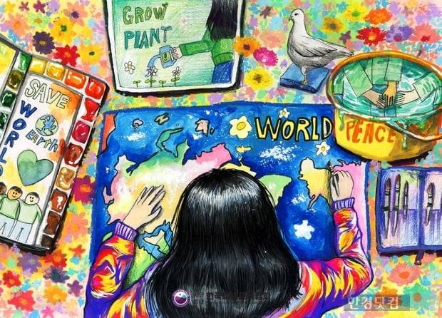 한국미술교육協 꿈꾸는 미래 미술 공모전 성황