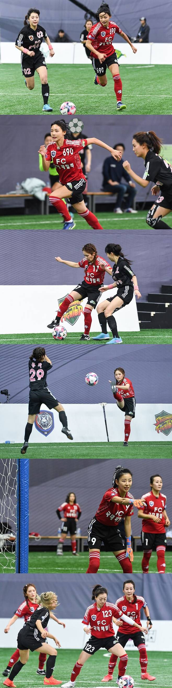 육상 여신 김민지 축구 처음이지만 전혀 긴장 안 해골때녀 국대패밀리 활약 예고