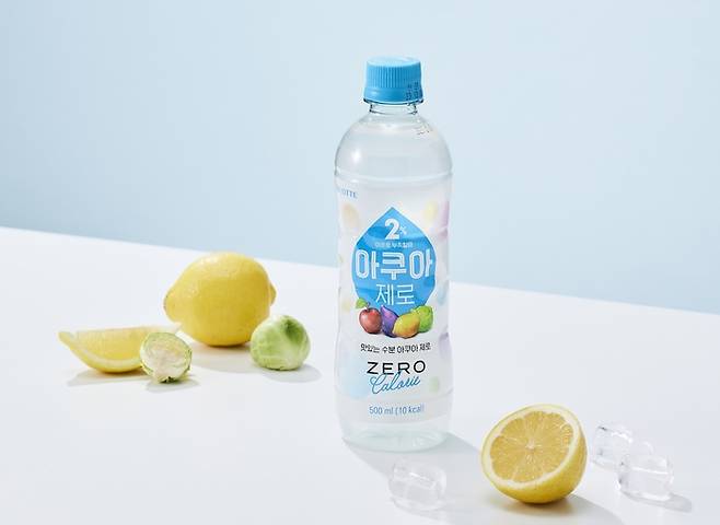 롯데칠성 ‘2 부족할때 아쿠아 제로 칼로리로 리뉴얼