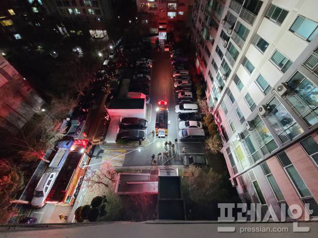 남양주시 오남읍 아파트서 불주민 62명 대피·8명 구조