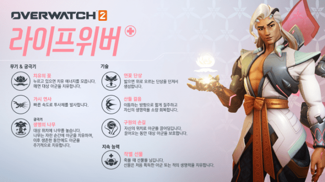 오버워치2 4시즌과 함께 신규 지원 영웅 라이프위버 공개