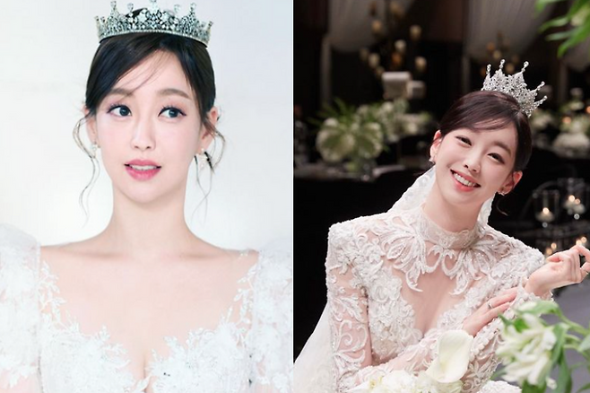 서울대 의대출신 훈남과 깜짝결혼♥︎미모의 기상캐스터본식 사진 공개여신 미모 어썸클