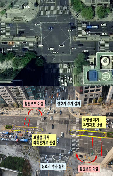 신호등·횡단보도 위치만 바꿔도 사고↓서울 48개 지점 연내 개선