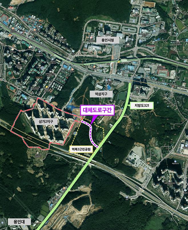용인시 삼가2지구 민간임대주택 진출입로 해법 찾았다