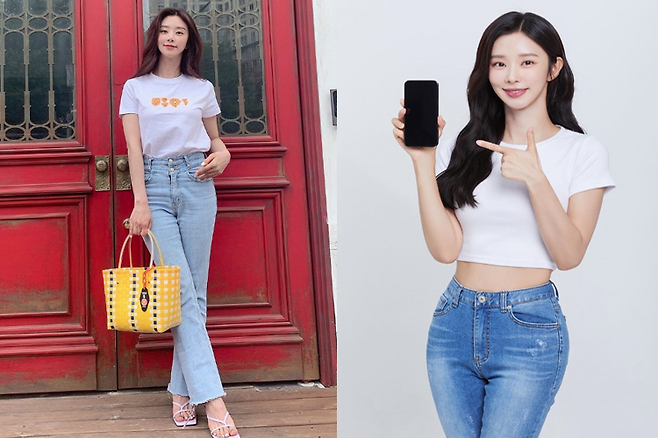 얼굴 조막만해 160초반인데 170cm같아 놀랍다여신 배우스타일링 어썸클