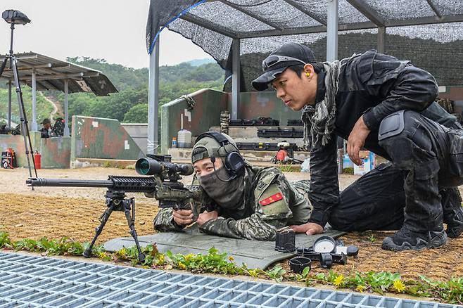 해병대 특수수색대대 경찰특공대 합동대테러 저격사격 훈련 실시