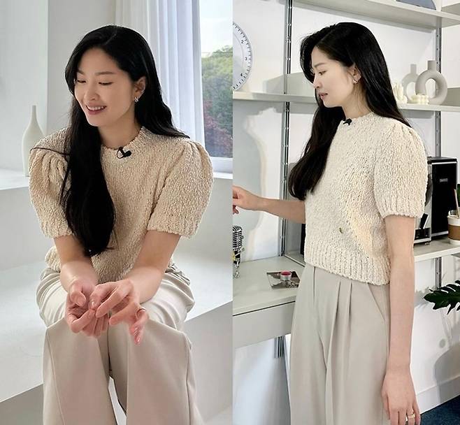 ‘전진 아내 류이서 열일 옆태 미모 살짝 분위기 낸 톤온톤 데일리룩 패션엔