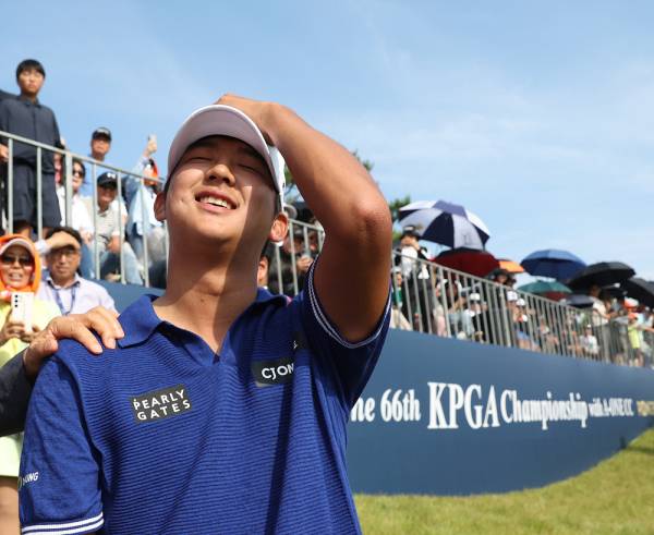22세 무명 반란 최승빈, 최고 권위 KPGA 선수권 우승