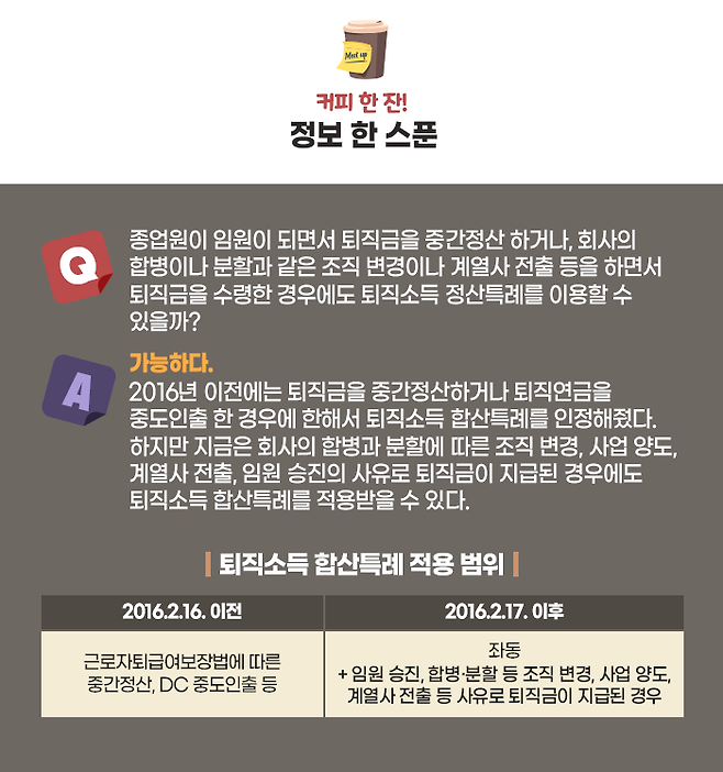 퇴직금 중간정산했다고 세금을 더 내라고요 전국투자자교육협의회