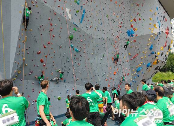 포토 한국대학산악연맹ksaf 주최 강남구와 함께하는 2023 스포츠클라이밍 페스티벌