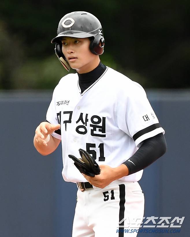 시작부터 대기록 대구상원고 강태완 사이클링히트 달성대구상원고 밀양bc 14대4 콜드게임 제압