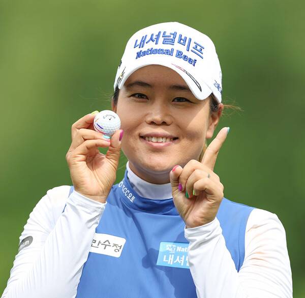 안선주, 우승만큼 좋은 '행운의 홀인원' [KLPGA 대유위니아]