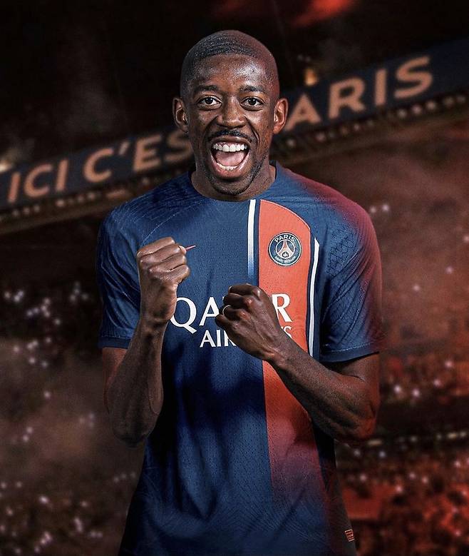 ‘이강인 경쟁자 왔다 Psg 뎀벨레 이적 공식 발표5년 계약등 번호 23번