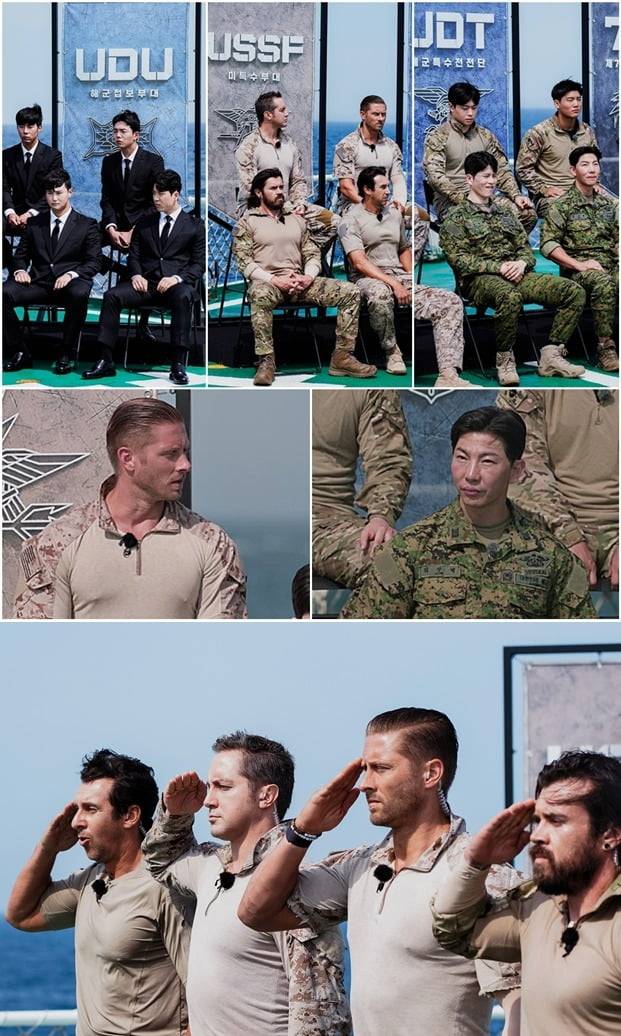 '강철부대3' 미 특수부대, UDT 대원 어깨를 툭?…김희철 "애로 봤나"