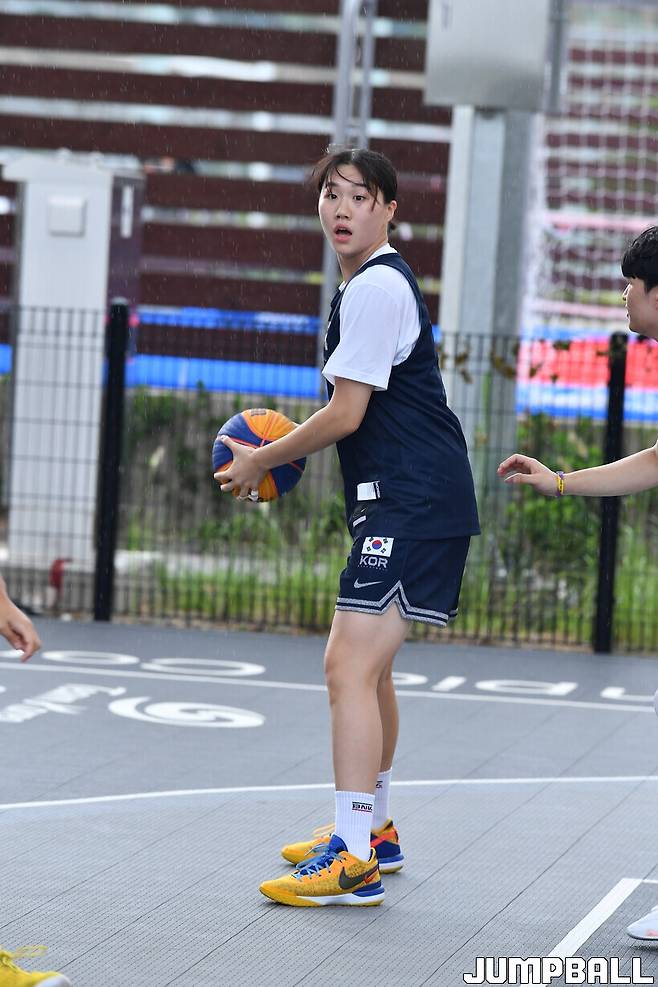 [22AG] 빅맨 박성진까지 살아난 女 3x3 대표팀, 2연승, 조 1위 향해 순항