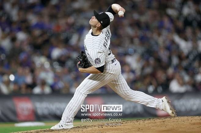‘KBO 역수출 신화’ 플렉센, 투수들의 무덤에서 LAD 막아냈다…빅리그 생존 가능성도 UP