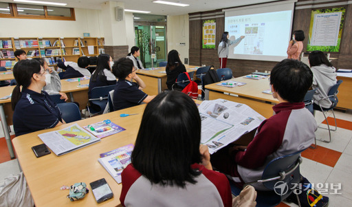 수원 청명중학교 1일 기자체험 포토뉴스