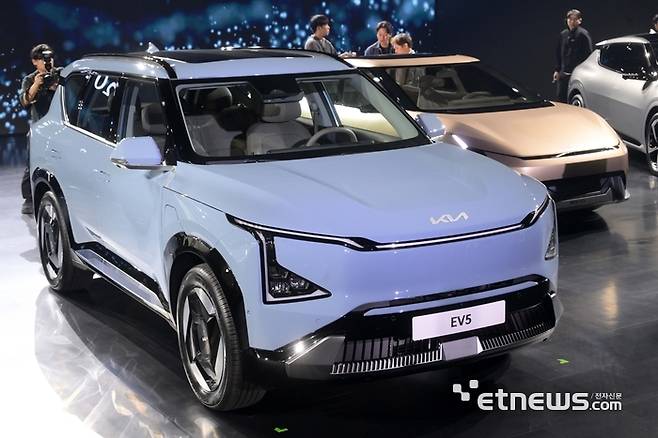 국내 첫 공개 'EV5' 살펴보니...고성능 LFP 배터리로 주행거리 600㎞ 확보