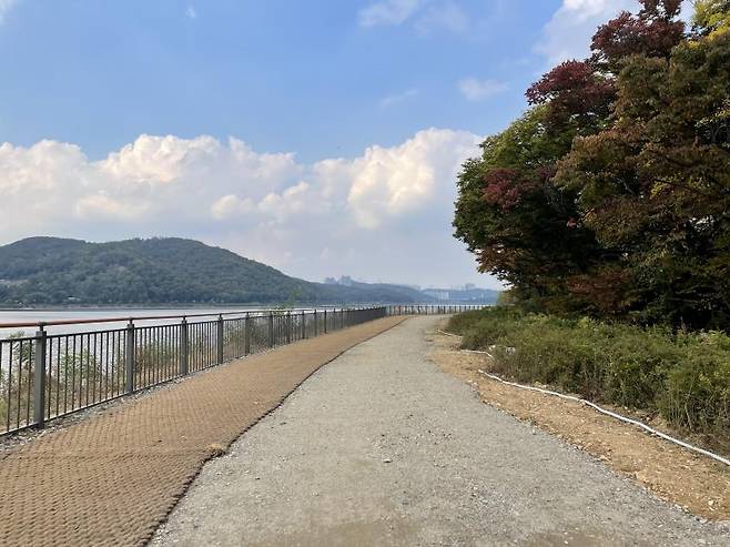 용인시 기흥저수지 순환 10㎞ 산책로 조성 완료