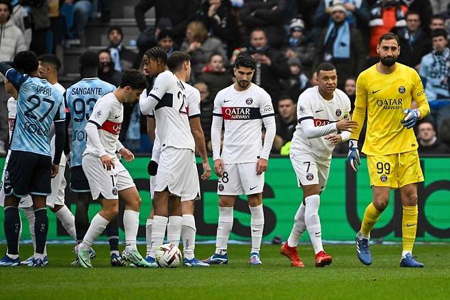 ‘이강인 풀타임돈나룸마 퇴장 10명 싸운 Psg 르아브르 원정에서 2 0 승···리그 7연승 행진