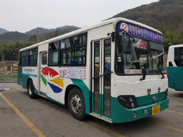 양산시 고사위기 마을버스 살리기내년부터 적자노선 재정지원